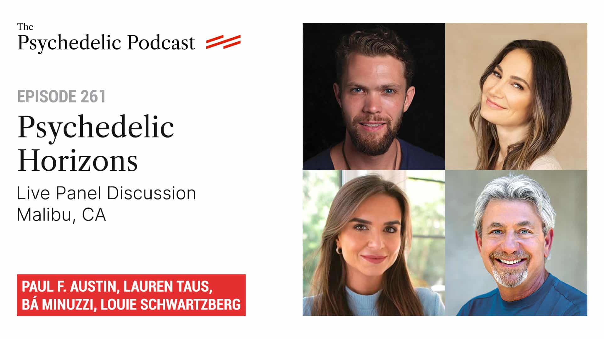 Psychedelic Horizons: Live Panel Discussion, Malibu, CA - Third Wave